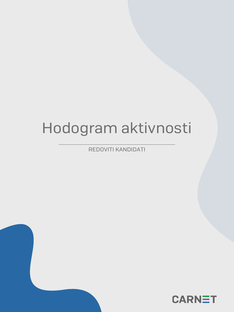 Hodogram Redoviti Kandidati | PDF