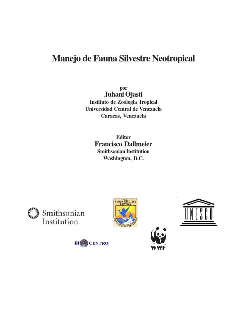 LIBRO Manejo de Fauna Silvestre Neotropical | PDF | Habitat | America ...