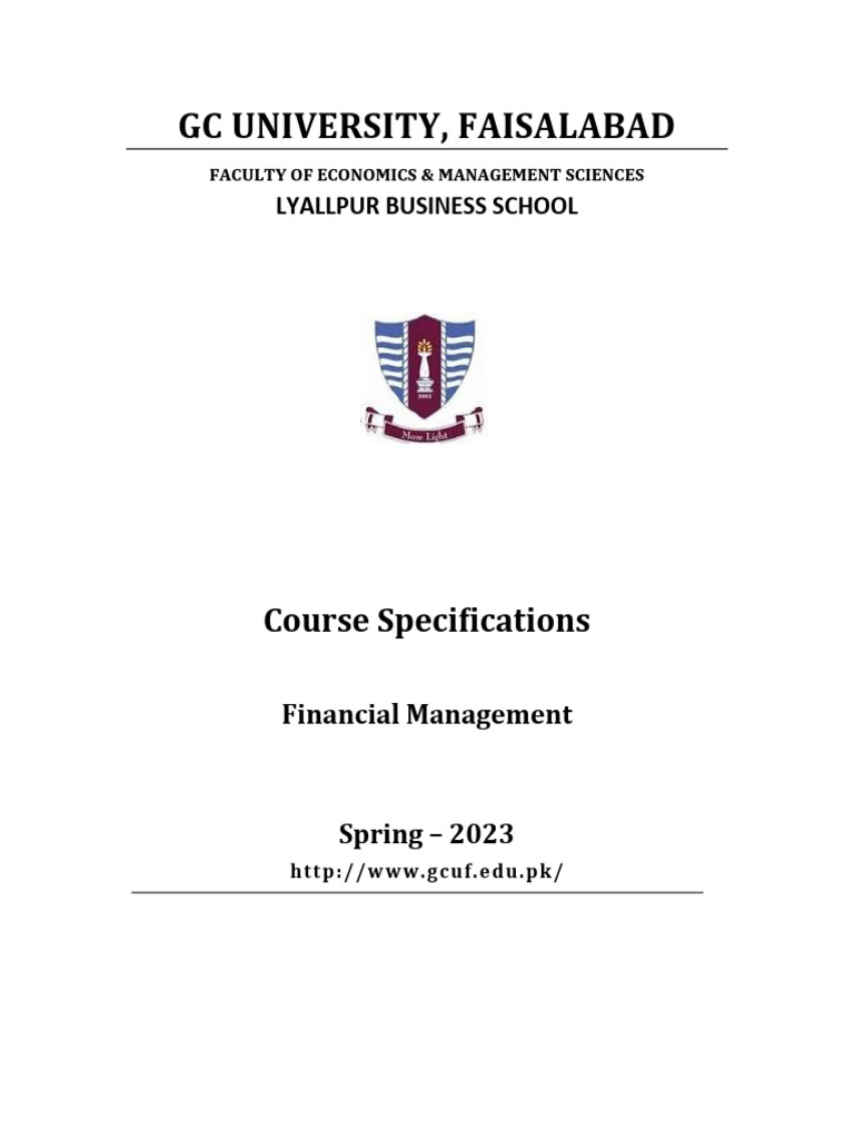 FM Spring 2023 | PDF | Capital Budgeting | Net Present Value FM Spring 2023 | PDF | Capital Budgeting | Net Present Value