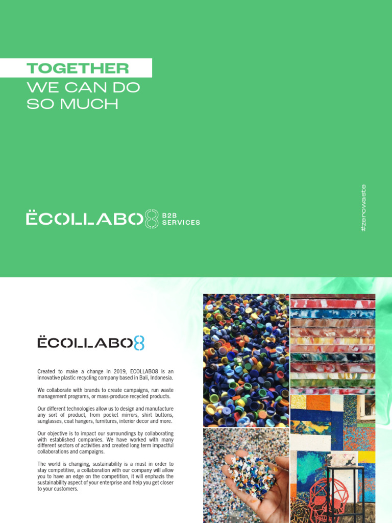 ECOLLABO8 B2B Services | Download Free PDF | Recycling | Sustainability