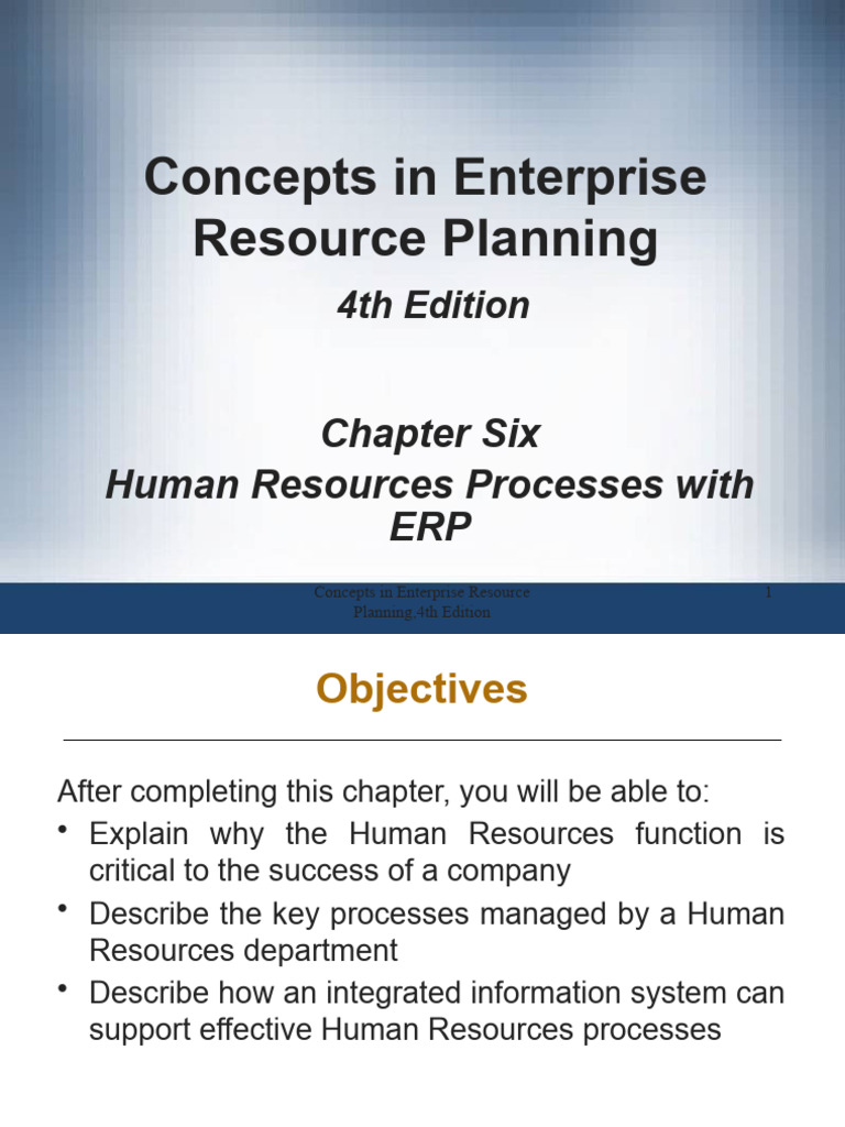 Human Resources Processes With ERP | PDF | Human Resources | Human ... Human Resources Processes With ERP | PDF | Human Resources | Human ...