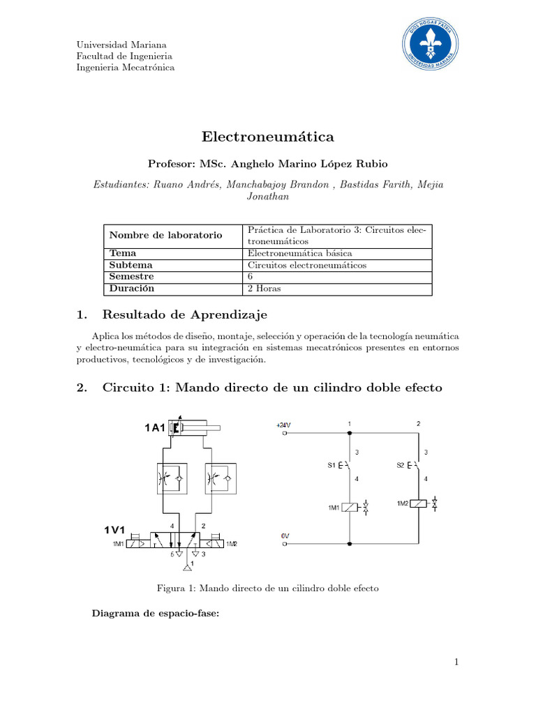 Trabajo Electroneumática 6 | PDF | Ingeniería | Mecatrónica