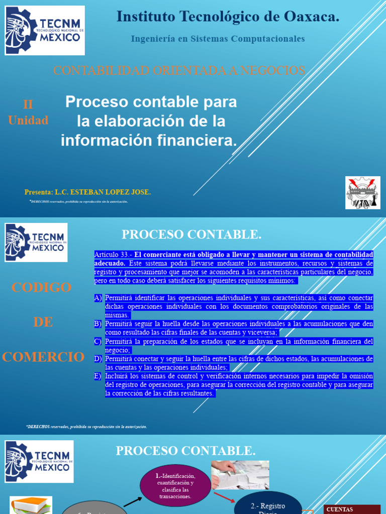 Proceso Contable | PDF | Contabilidad | Servicios financieros