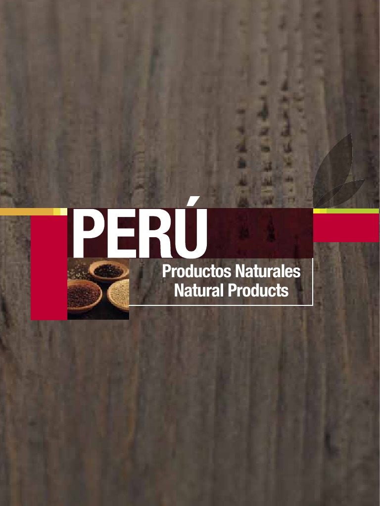 Productos Naturales del Perú: Catálogo | PDF | Perú | Comida y bebida