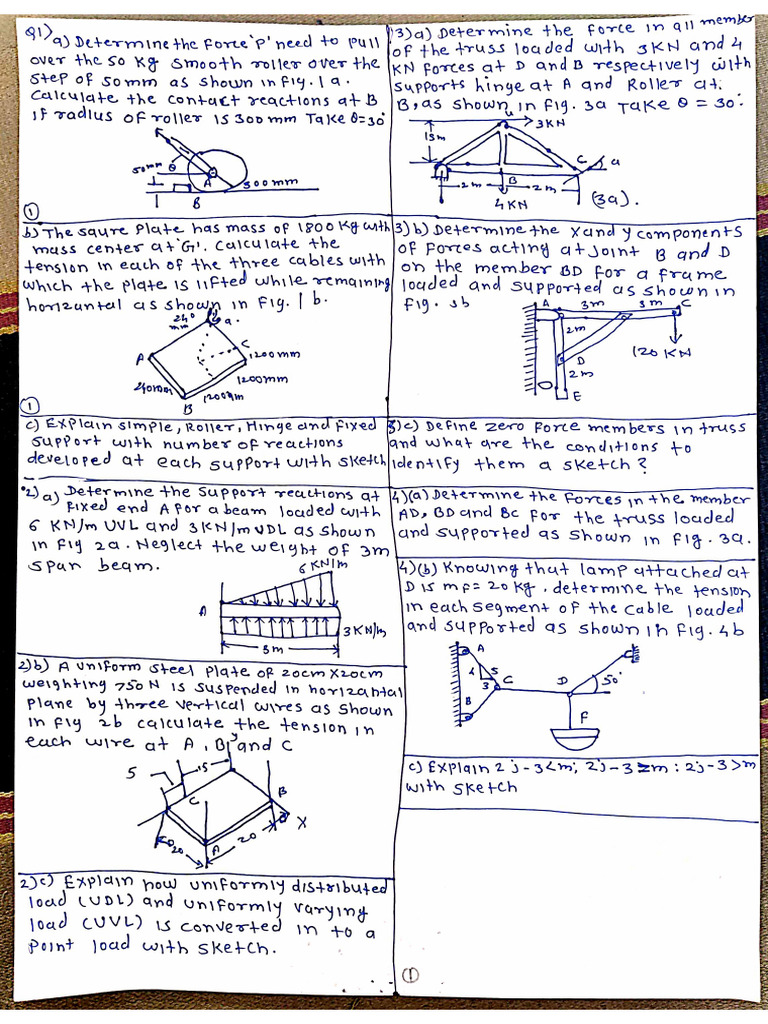 Mechanics Q Paper 2023 | PDF