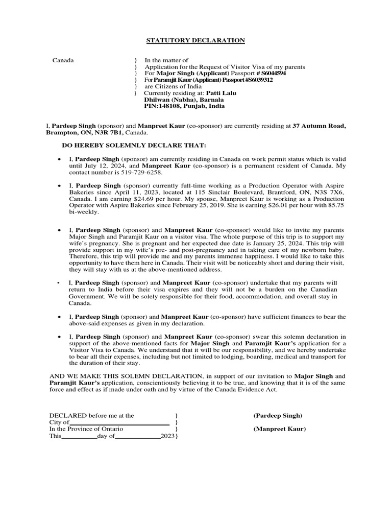 Invitation Letter | PDF | Travel Visa | Immigration