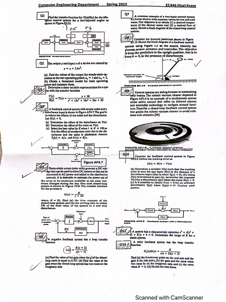 EC446 - Spring2023 - Final Exam | PDF
