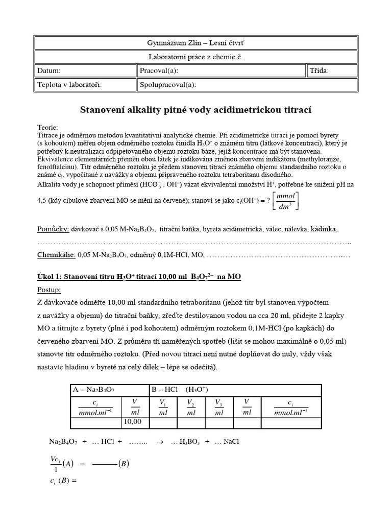 L06 Acidimetrie | PDF