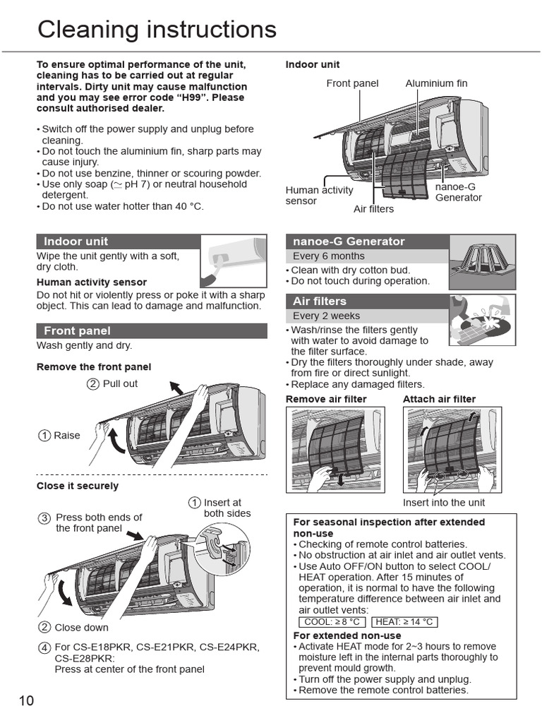 Cleaning Instructions | PDF
