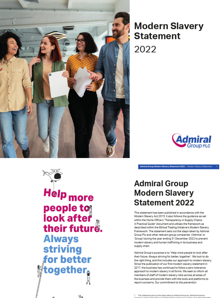 Modern Slavery Statement 2022 V1 | PDF | Supply Chain | Procurement