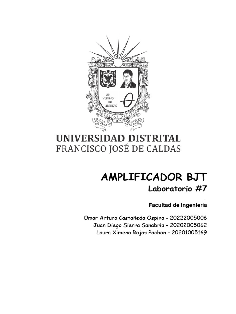 Lab 7 Elec 1 Pdf Transistor De Unión Bipolar Transistor