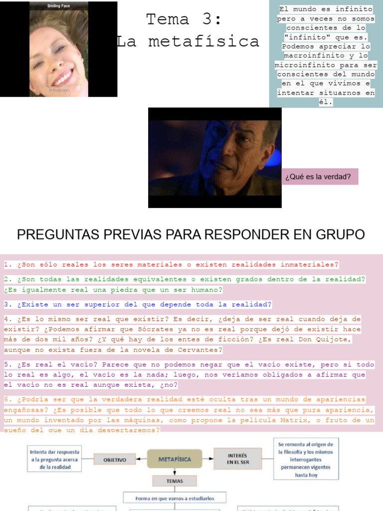 Tema 3 - Metafísica | PDF | Metafísica | Dios