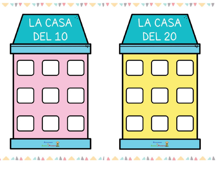 Casitas de Numeros | PDF
