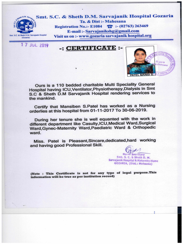 Experience Latter Mansi | PDF