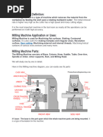 Milling Machine Manual | PDF