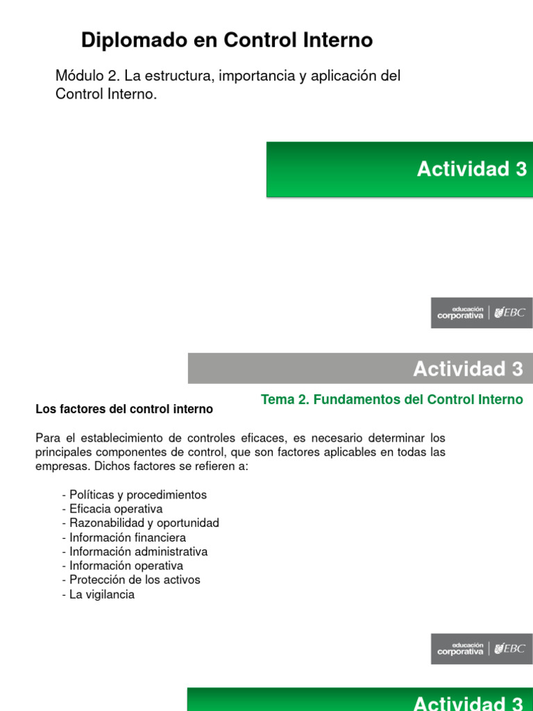 Actividad3 - Modulo2 - Control - Interno - 2014 Tarea | PDF | Business | Toma de decisiones