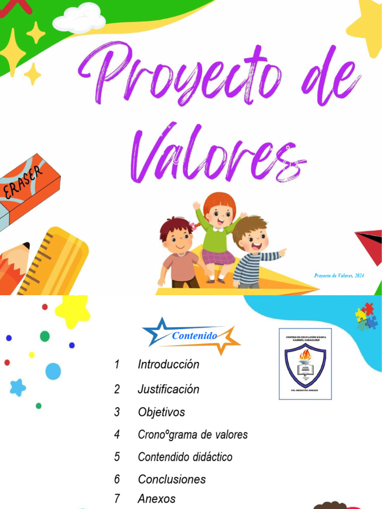 PROYECTO DE VALORES CÍVICOS Y MORAZÁNICOS (1) | PDF | Tolerancia | Amistad