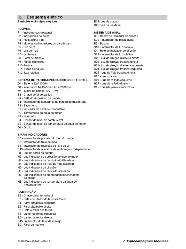 Diagrama BF Manual Operador | PDF | Relé | Engenharia Elétrica