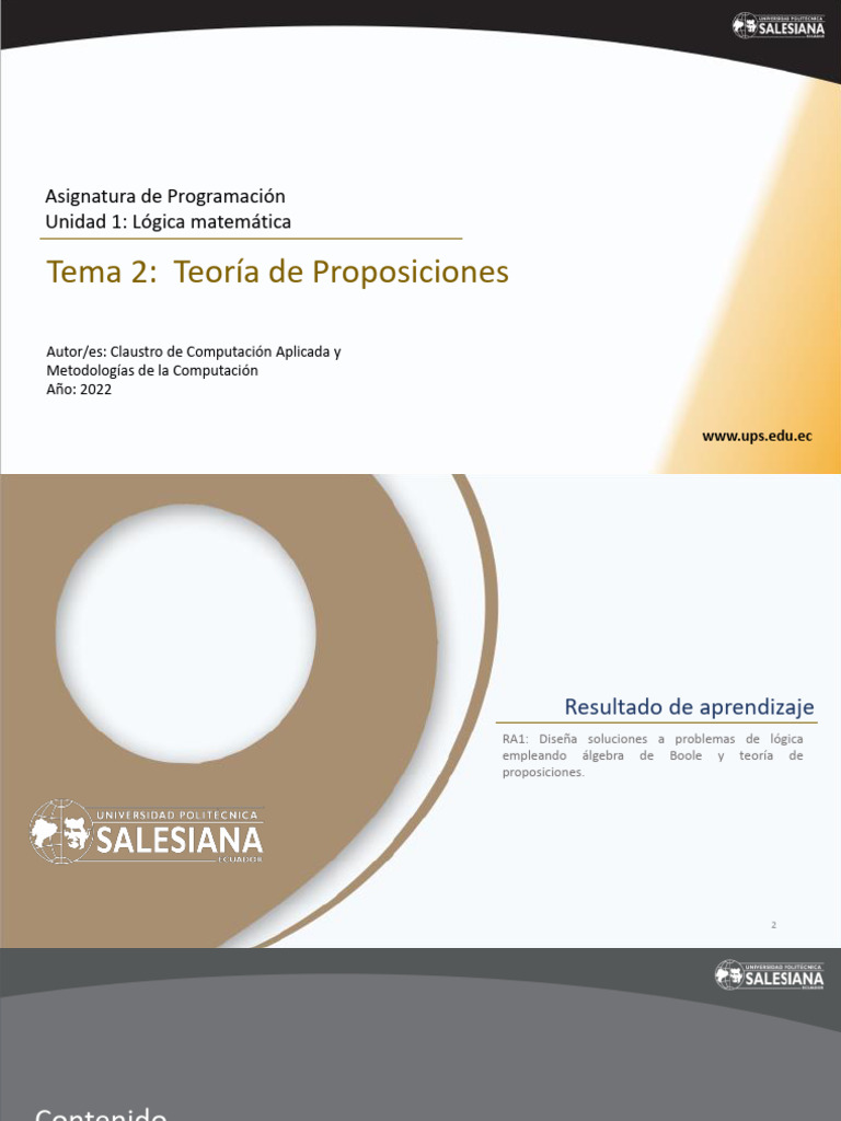 U1 T2 Proposiciones | PDF | Proposición | Lógica matemática