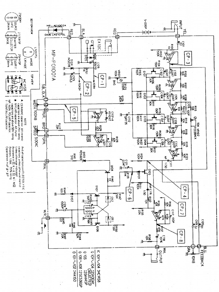 Ibanez PT909 Schematics | PDF