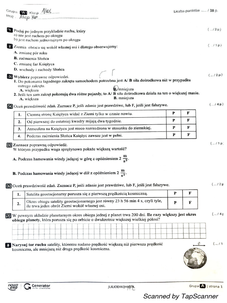Fizyka Grawitacja | PDF