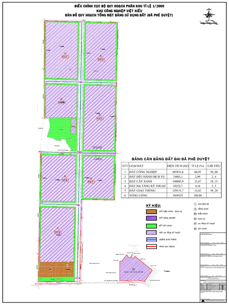 QH 02 - SDD KCN VIET KIEU DA PHE DUYET 2019-Model | PDF