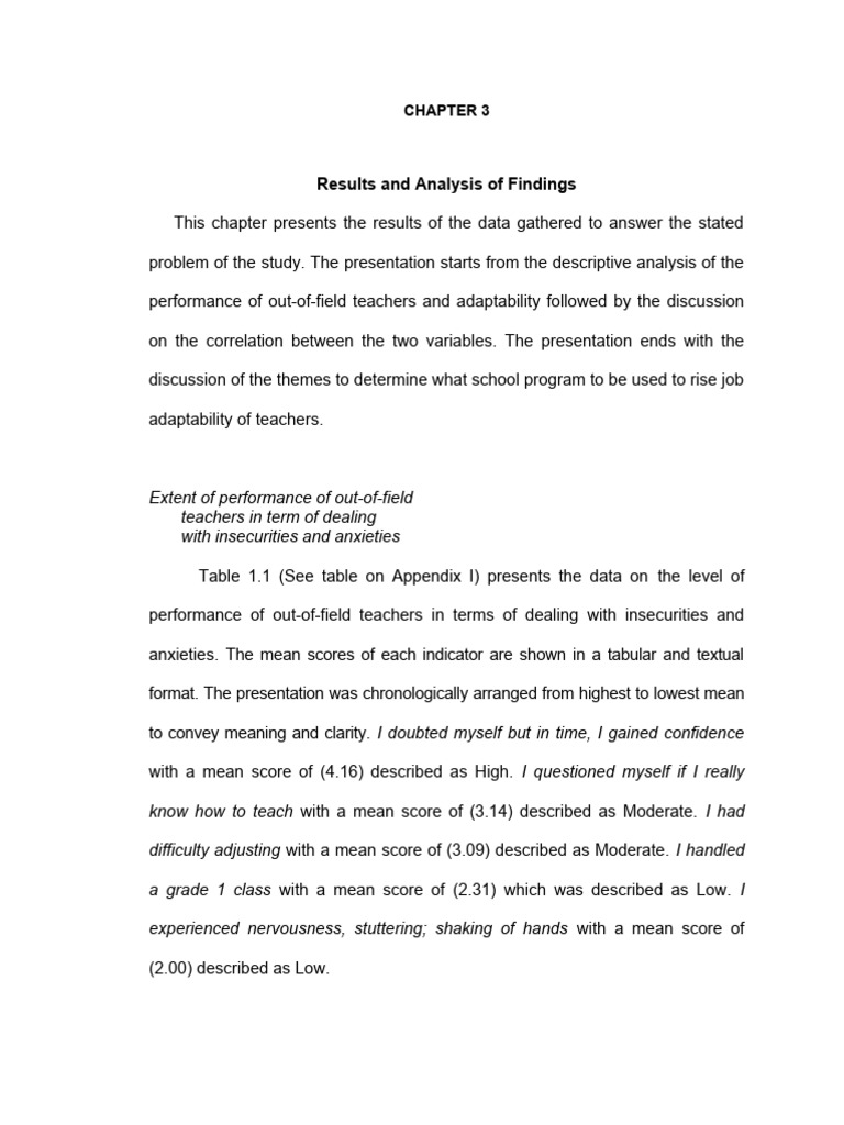 CHAPTER 3 AND 4 | PDF | Teachers | Inclusion (Education)