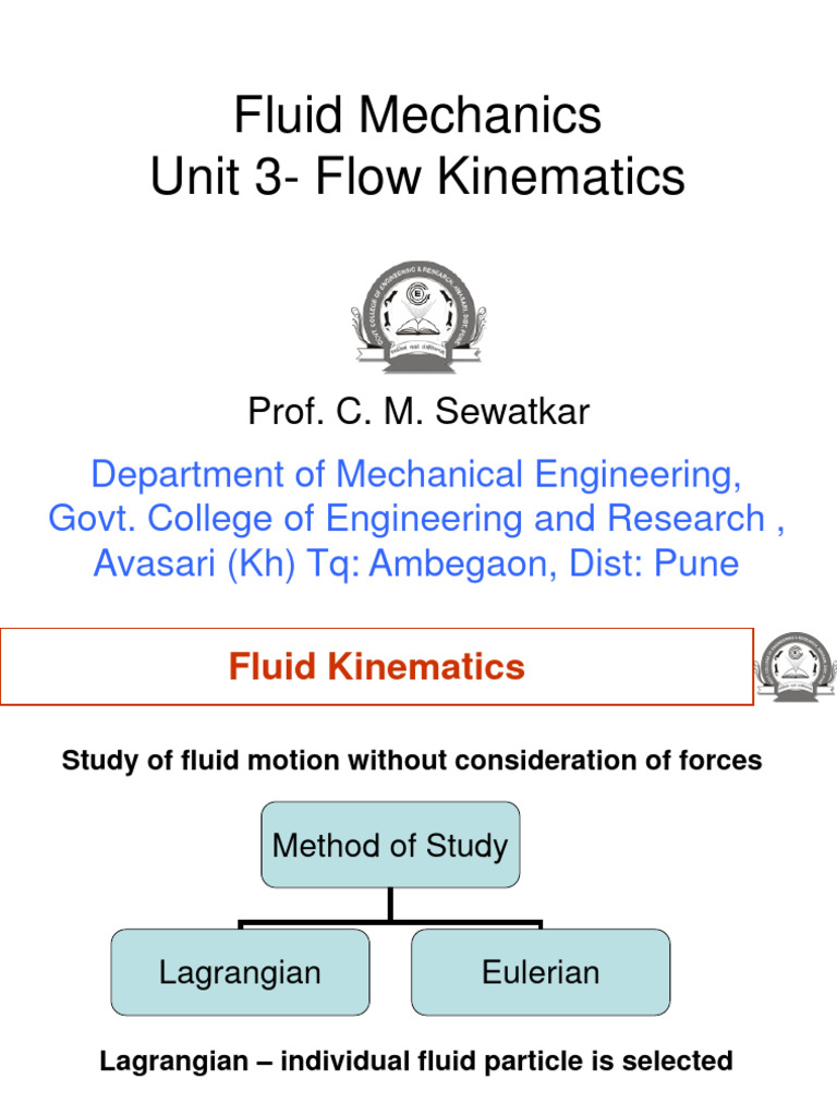 FM Unit3 | Download Free PDF | Fluid Dynamics | Laminar Flow