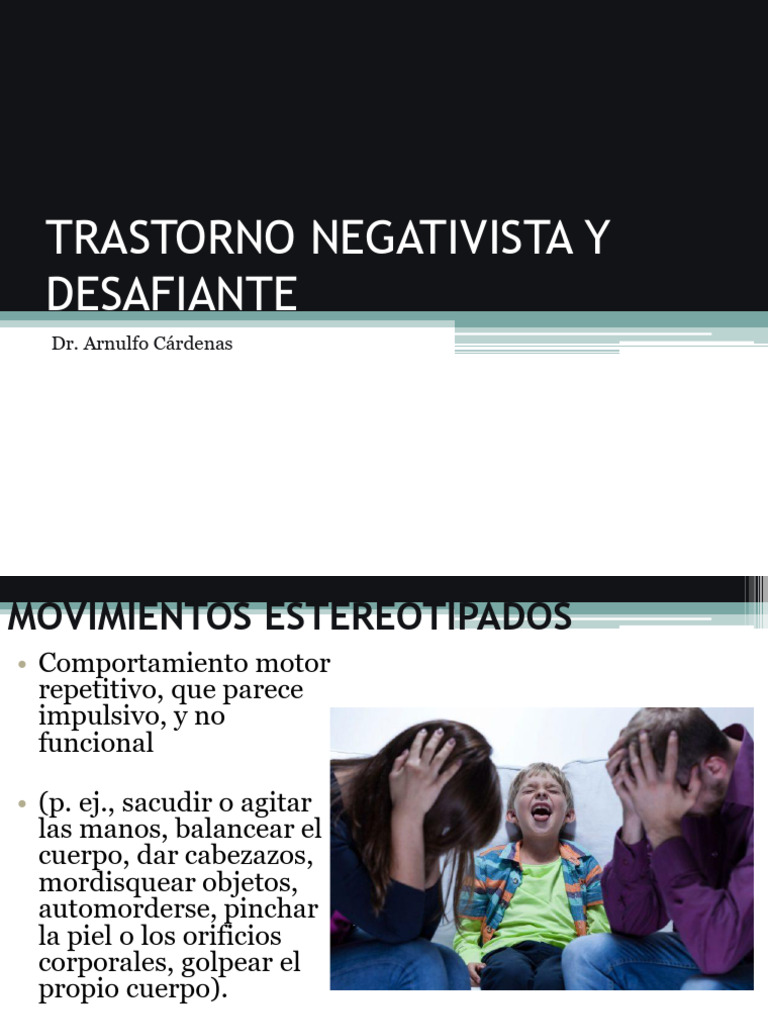 Trastorno de La Conducta Negativista y Desafiante | PDF | Desorden ...
