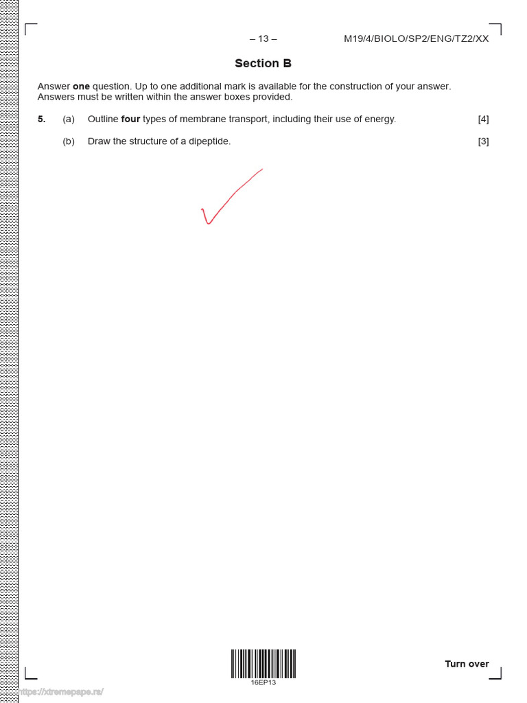 Section B 2 | PDF | Biotechnology | Cell Biology