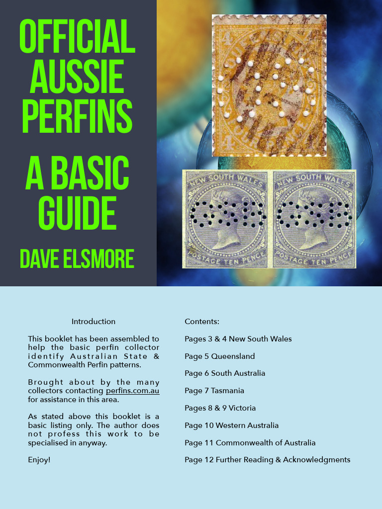 Official Aussie Perfins Dave Elsmore | PDF | New South Wales | Australia
