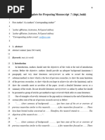 Science Advances Manuscript Template | PDF | Experiment | Statistics