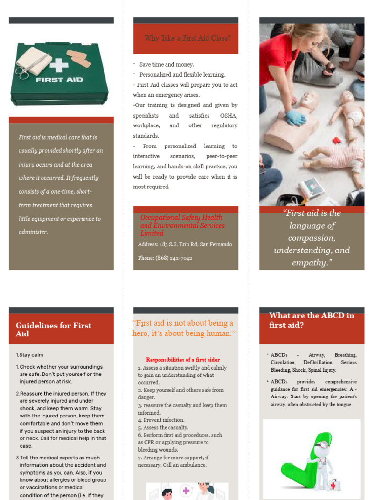 TD Sba Brochure | PDF | First Aid | Clinical Medicine