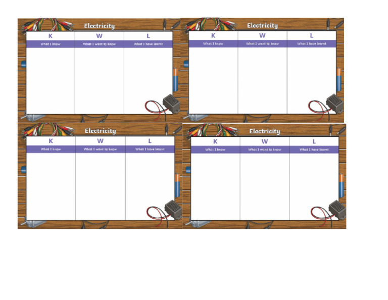 Electricity KWL Grid | PDF