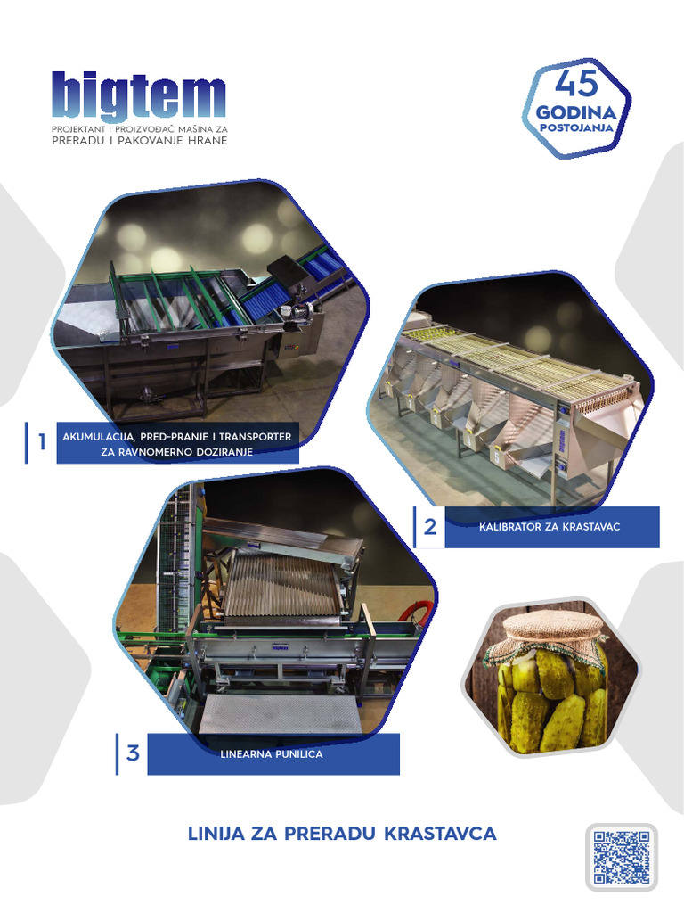 Linija Za Preradu Krastavca | PDF