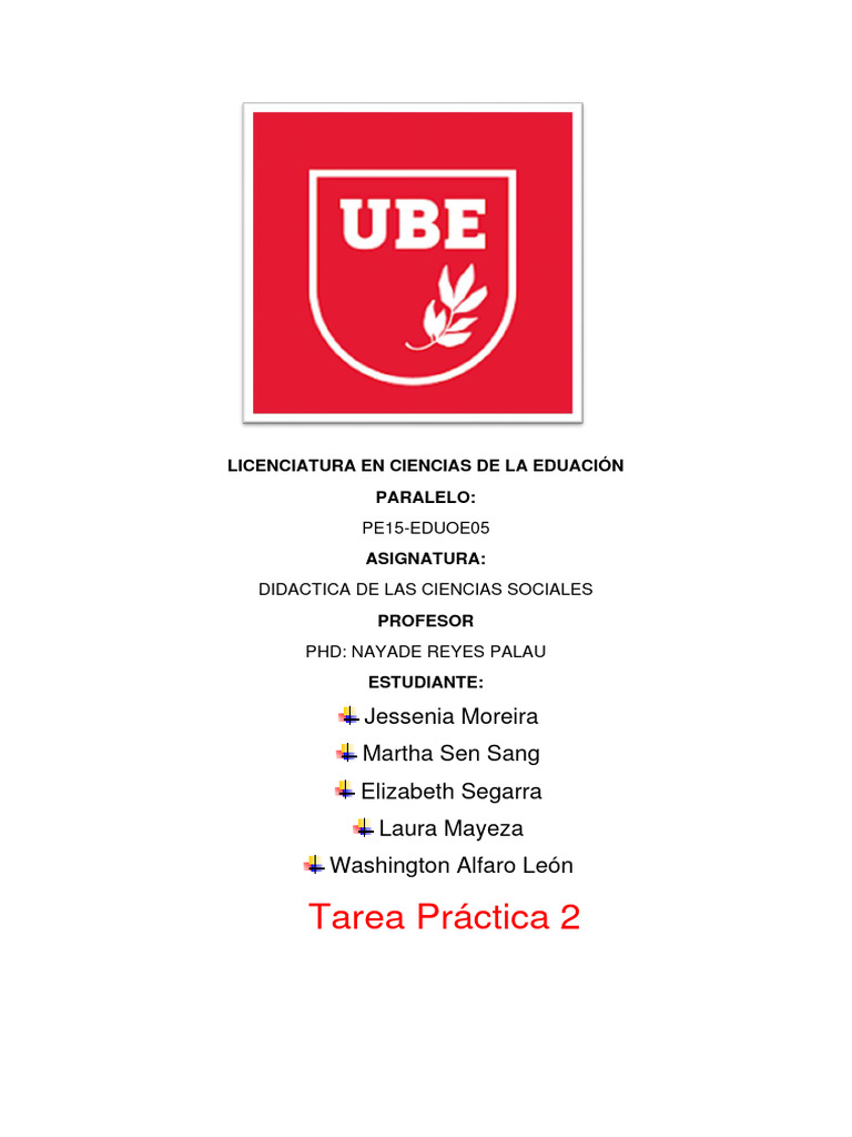 Planificación Microcurricular Tarea Practica 2 Eess | PDF | Ecuador | República
