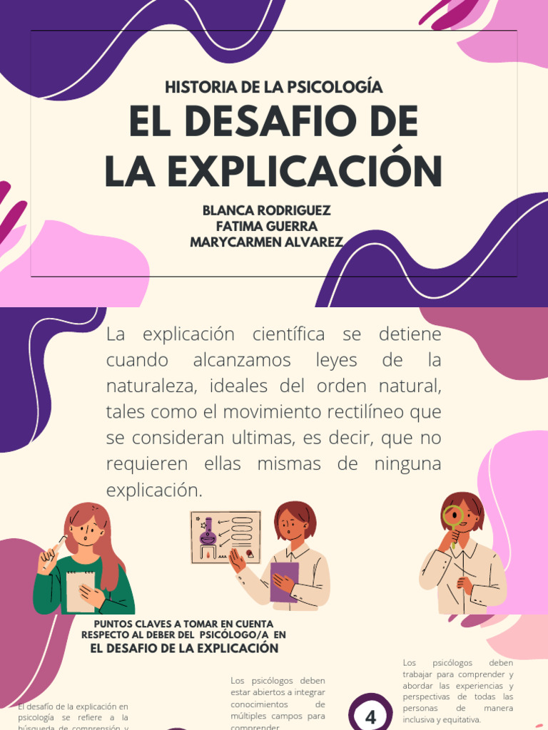 El DESAFIO DE LA EXPLICACION | PDF | Sicología | Complejidad