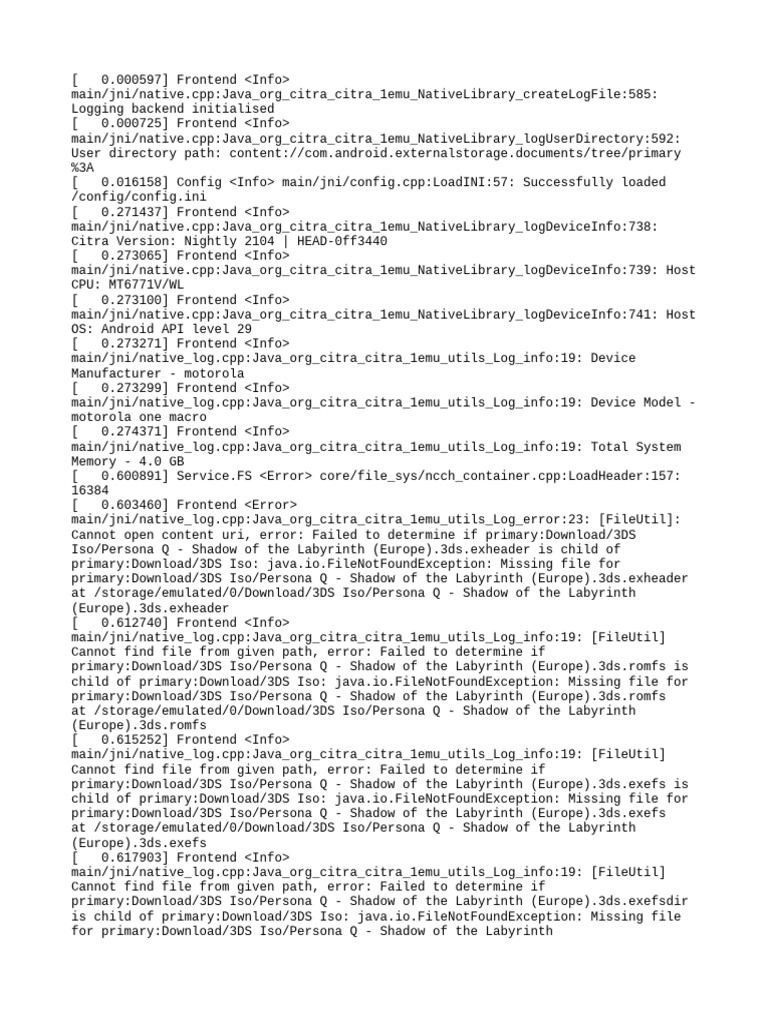 Citra Log - Txt.old | PDF | Computer Science | Computing