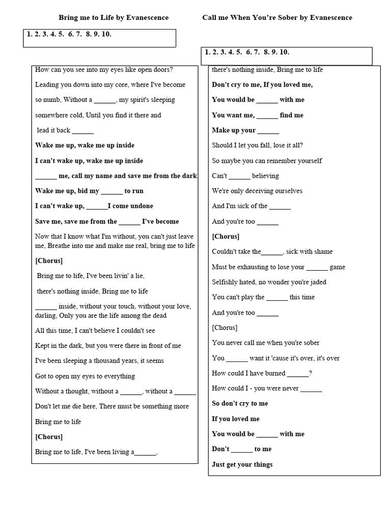 Songactivity - Modelo | PDF