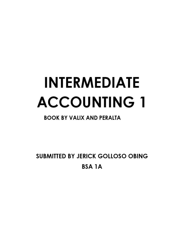 IntAcc 1 by Valix 2023 Edition Answer Key From Chapter 4-14 | PDF | Debits And Credits | Bad Debt