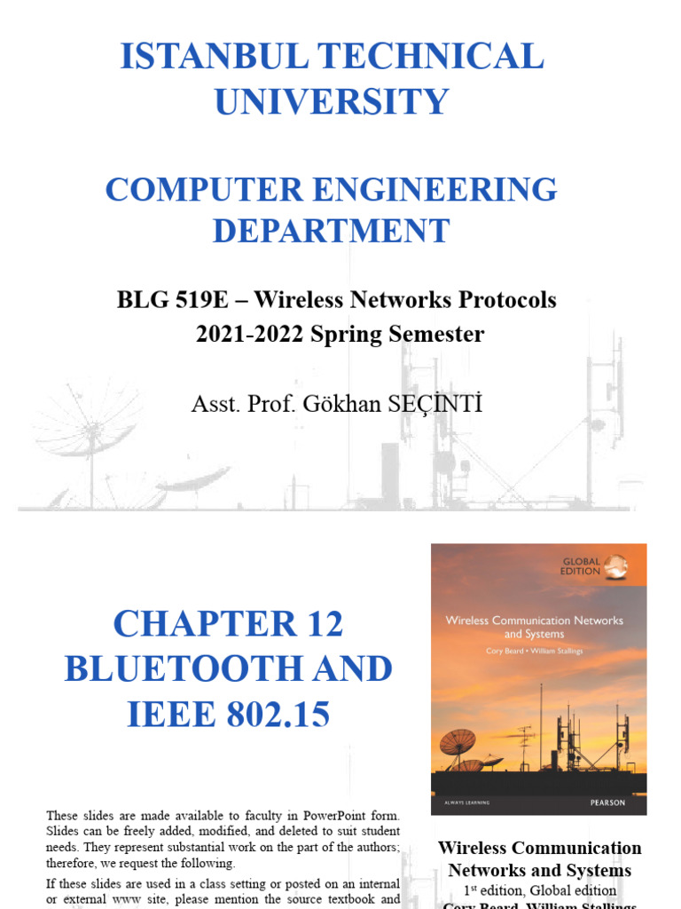 CHAP12 | PDF | Bluetooth | Ieee 802.11