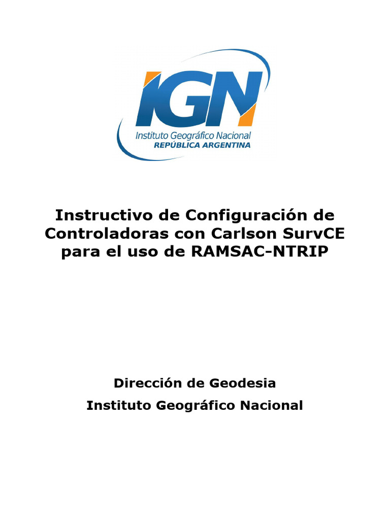 Configuración de SurvCE con RAMSAC-NTRIP | PDF | Wifi | Internet