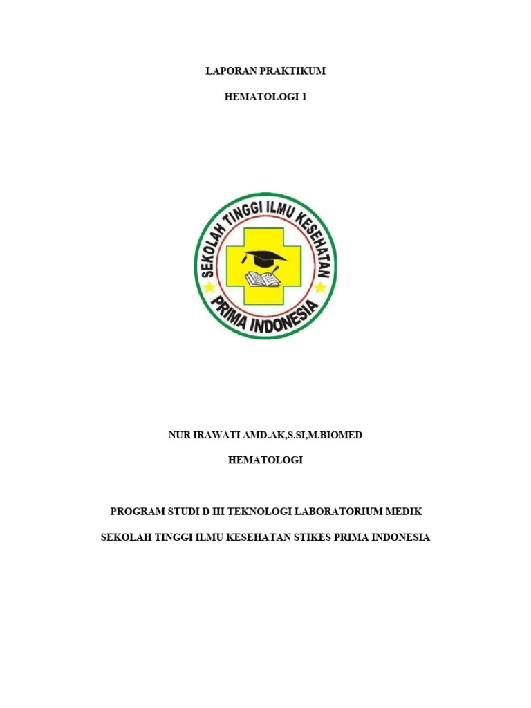 Fragilitas Osmotik Eritrosit: Praktikum Hematologi | PDF | Sains ...