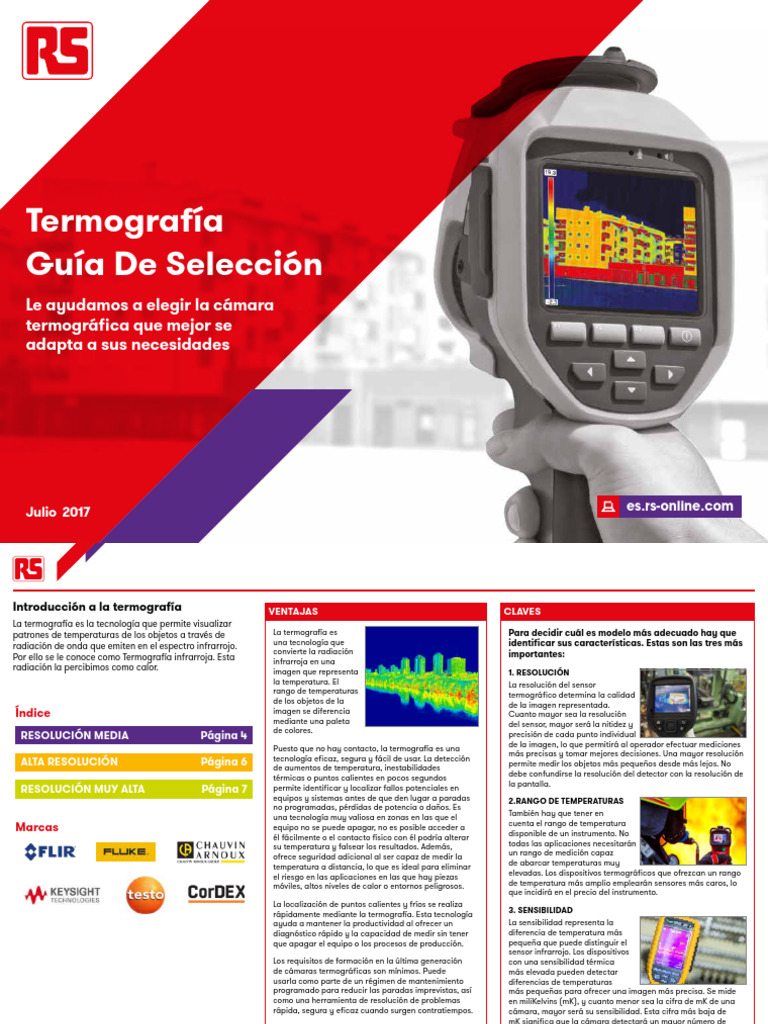 Guía para elegir cámaras termográficas | PDF | Infrarrojo | Termografía