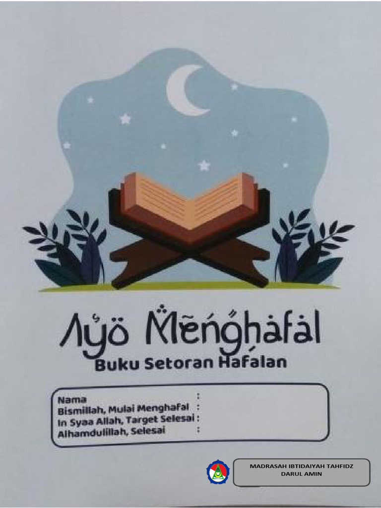 Cover Buku Setoran Hafalan Mit Da Wwergg | PDF | Memasak, Makanan, & Anggur