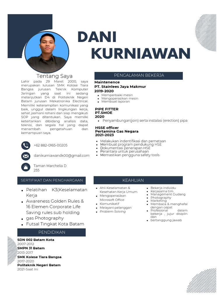 CV Dani Kurniawan | PDF