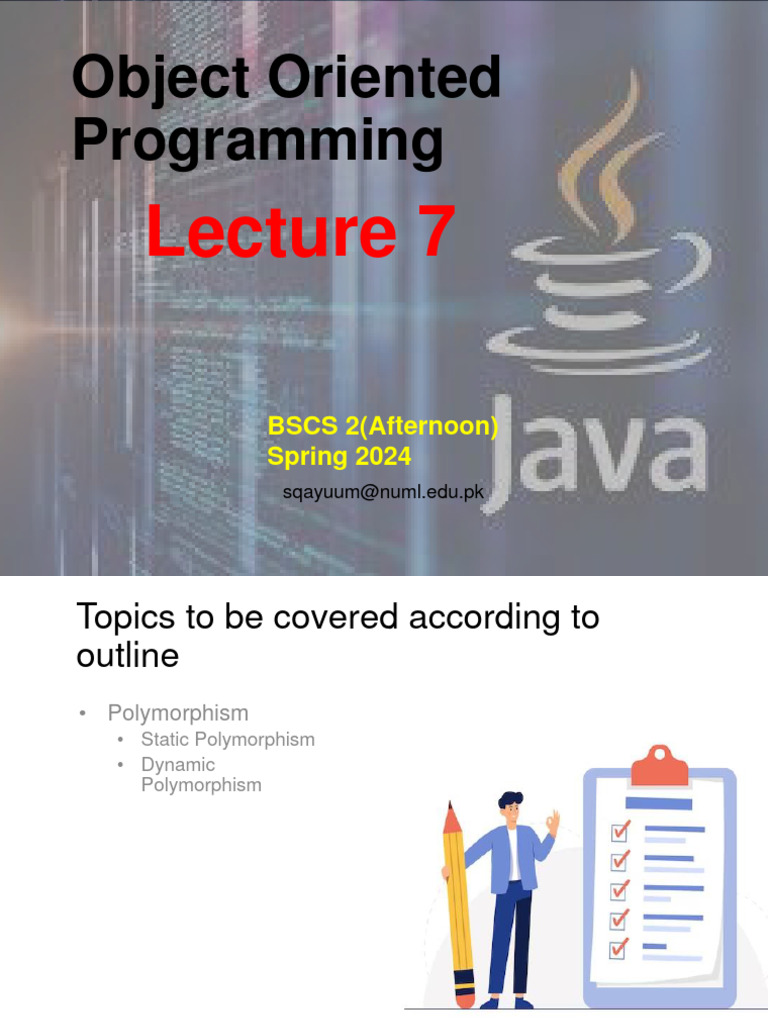 Polymorphism | PDF | Method (Computer Programming) | Inheritance (Object Oriented Programming)