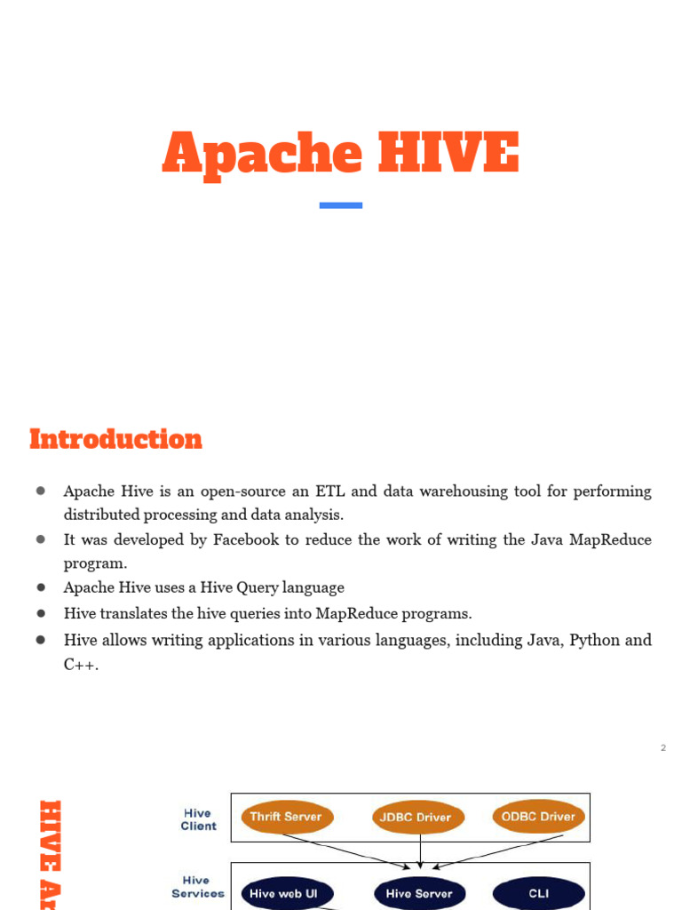 Apache HIVE | PDF | Software | Software Design
