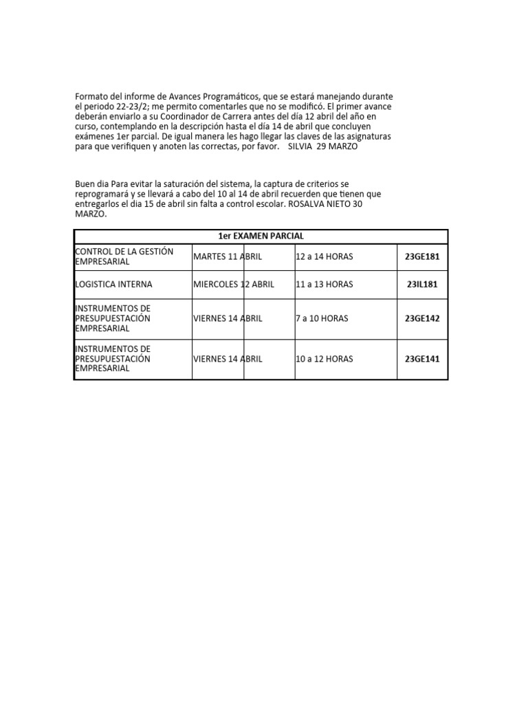 1er Parcial Ejercicio Punto de Equilibrio Instrs de Presup Empr | PDF