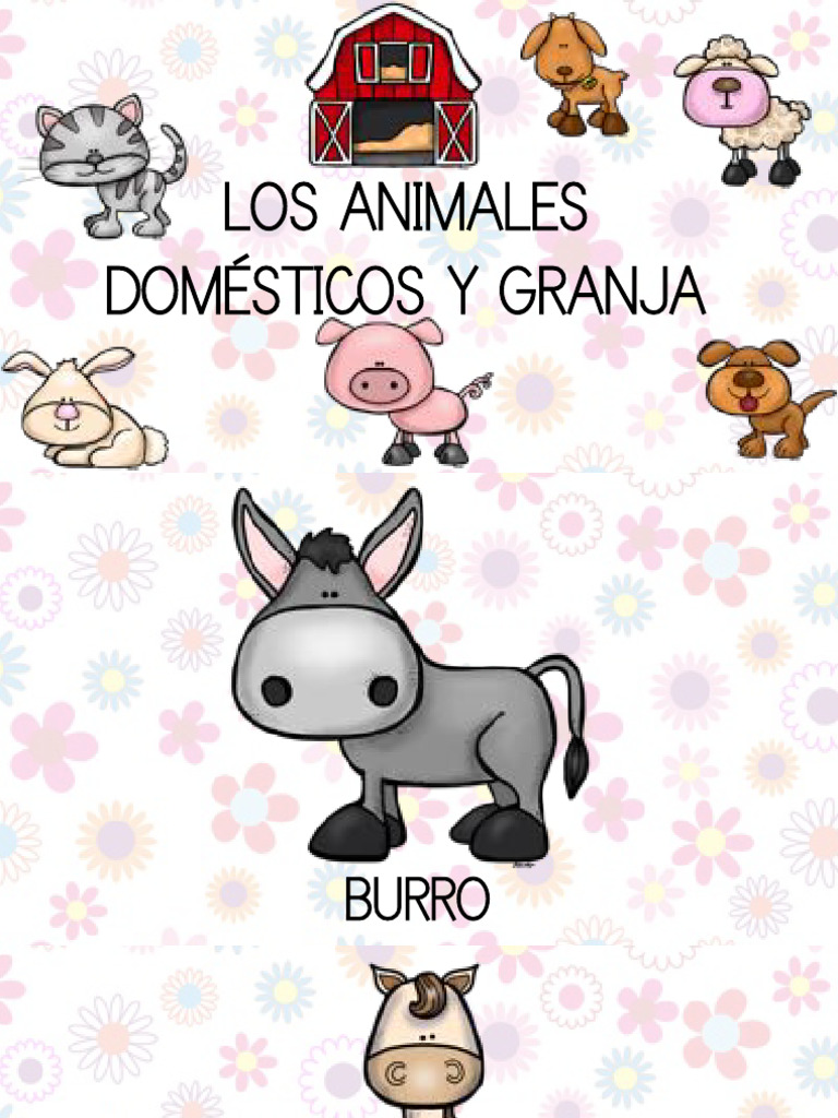 Animales Domésticos de Granja | PDF